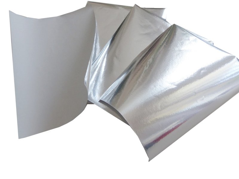 ISOFOL Stanniol Papier Silber Format 1kg/Packung Silber