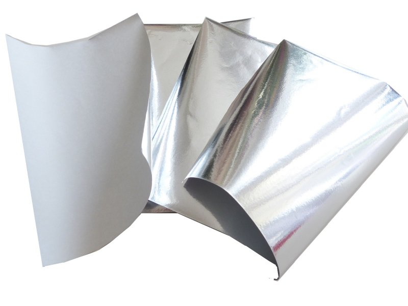ISOFOL Stanniol Papier Silber Wunschformat 1kg/Packung